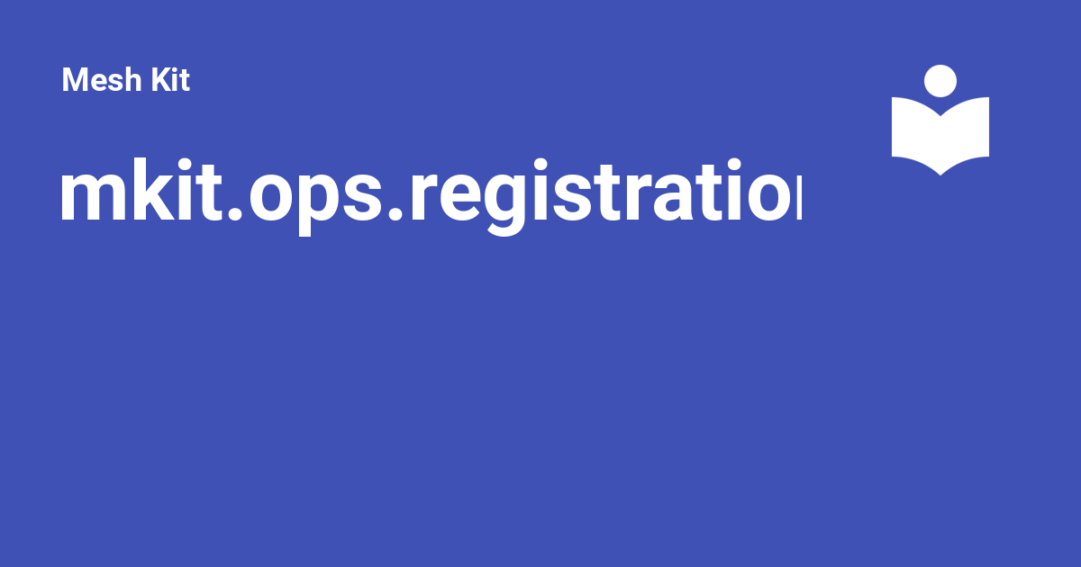 mkit.ops.registration.rigid - Mesh Kit